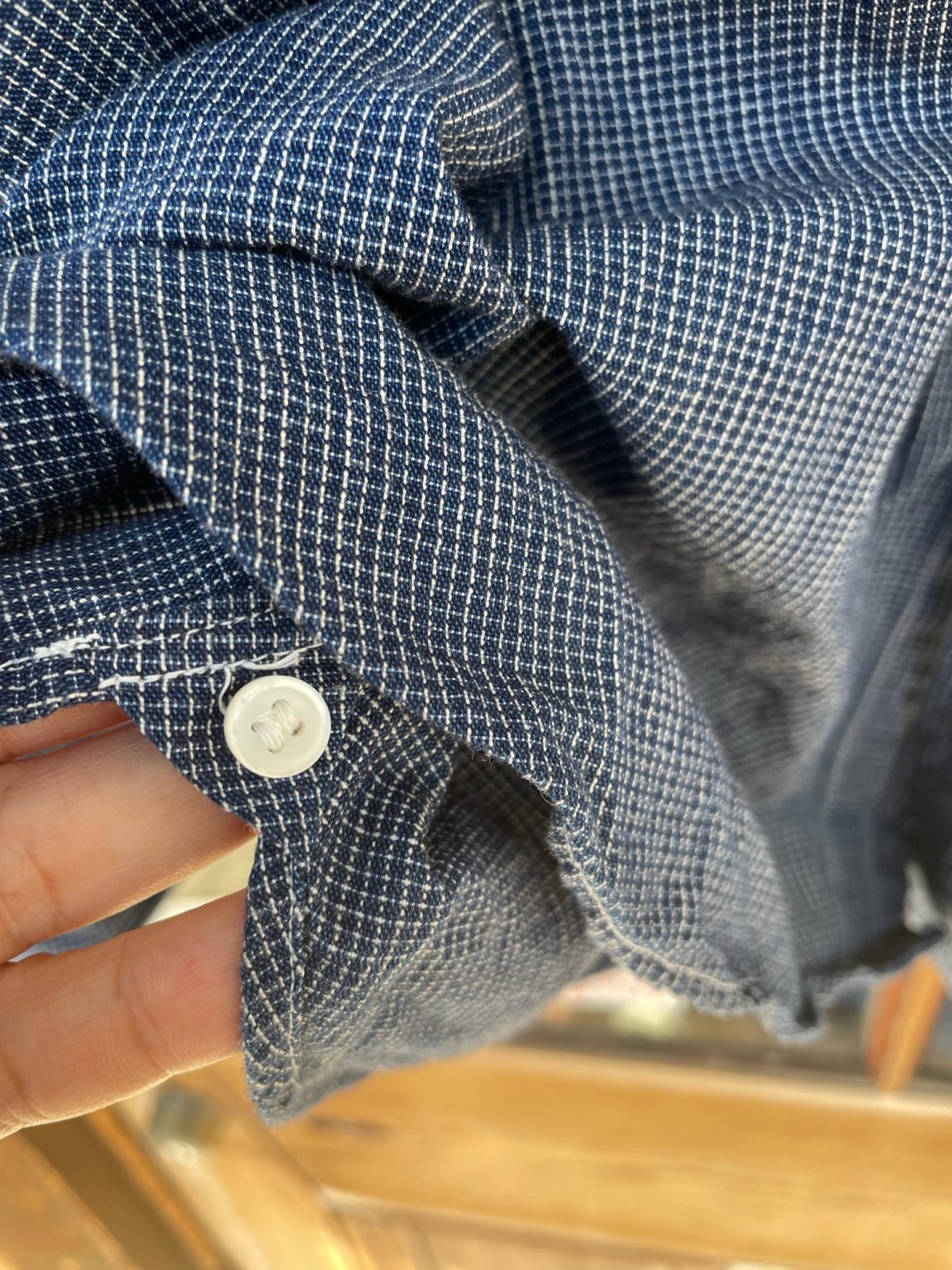 PO-1283 POST BD2-LIMITED-INDIGO CHECK2-INDIGO - Little Island / リトル ...