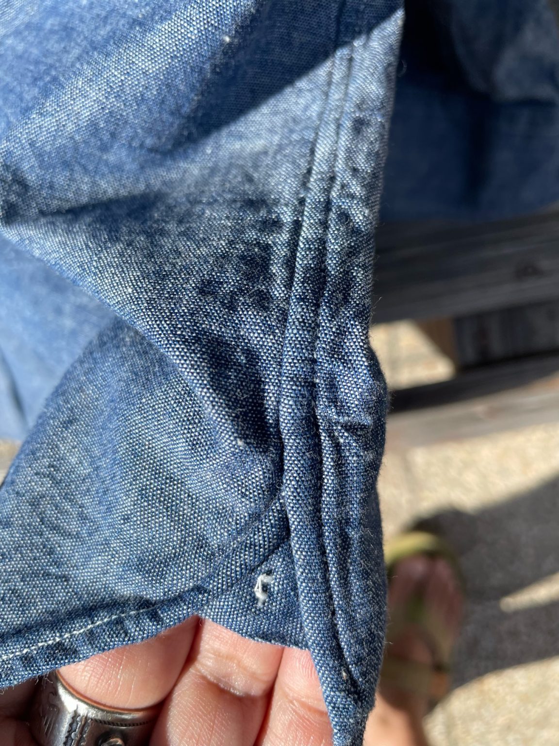 PO-1283 POST BD2-CLASSIC CHAMBRAY-INDIGO - Little Island / リトルアイランド リトル ...